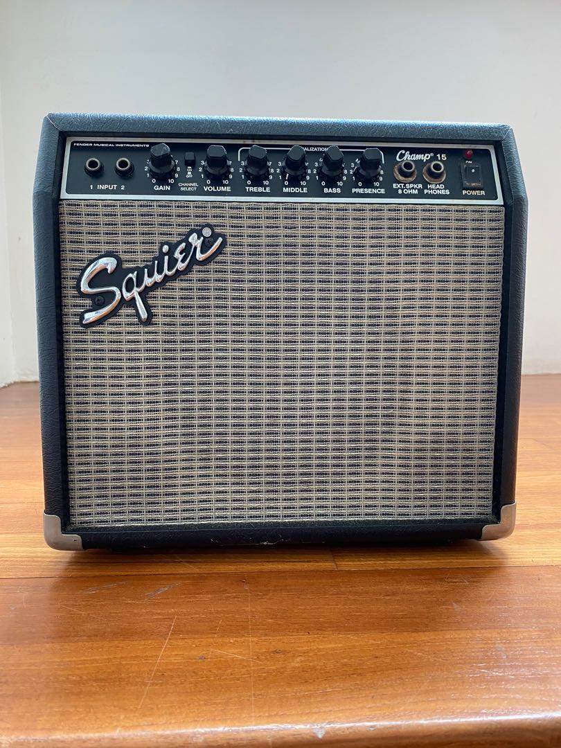 Fender Squier Champ 15 Guitar Amplifier, Hobbies & Toys, Music & Media ...