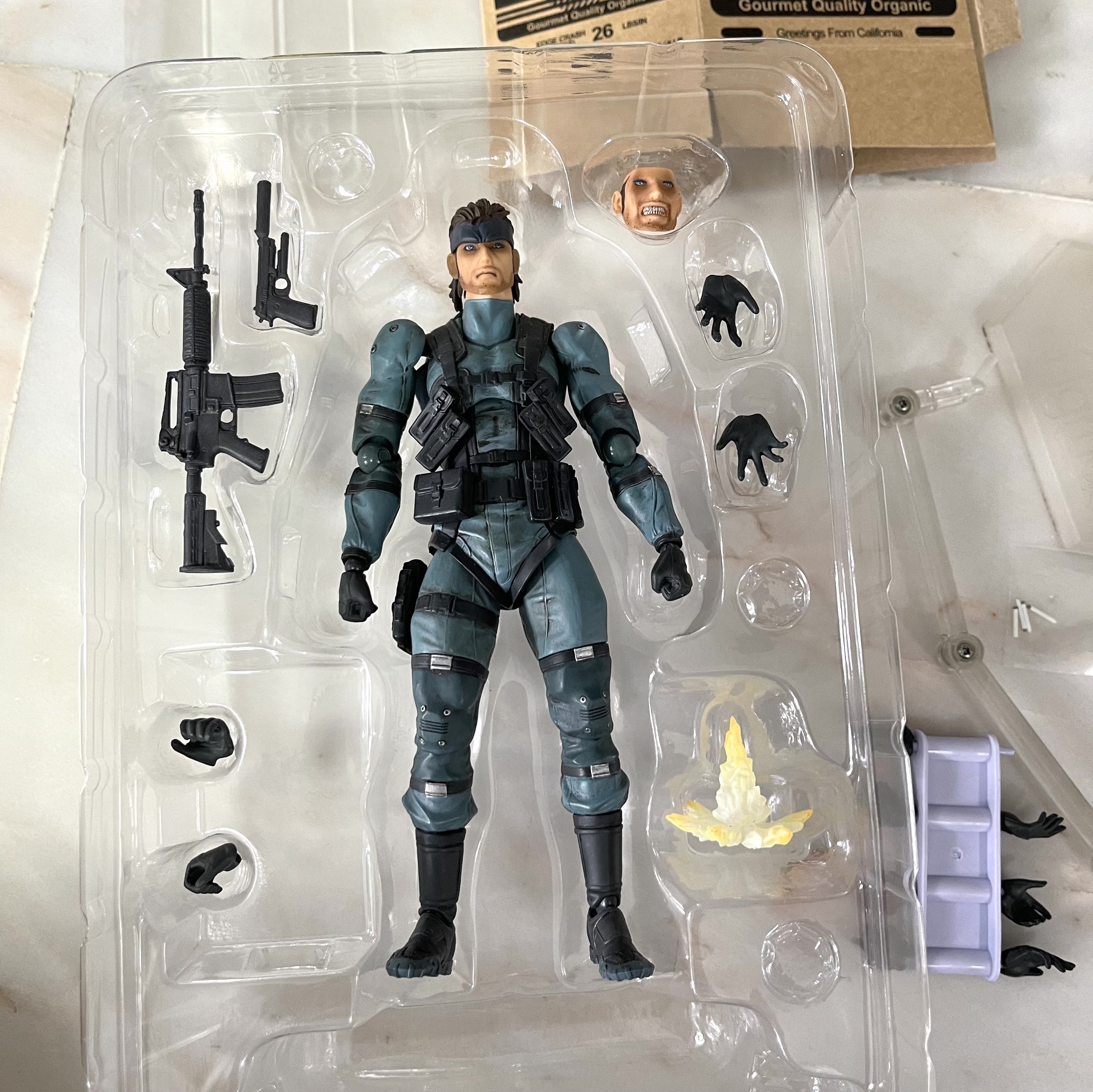 Figma Max Factory 243 Metal Gear Solid 2 Solid snake, Hobbies & Toys ...