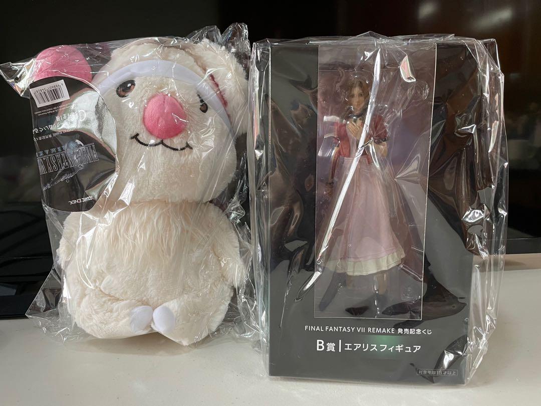 Final Fantasy 7 FF7 Remake Aerith + Moogle plush SET, Hobbies & Toys ...