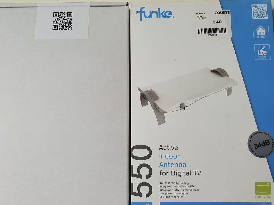 Funke DSC 550 Active Indoor Antenna, TV & Home Appliances, TV ...