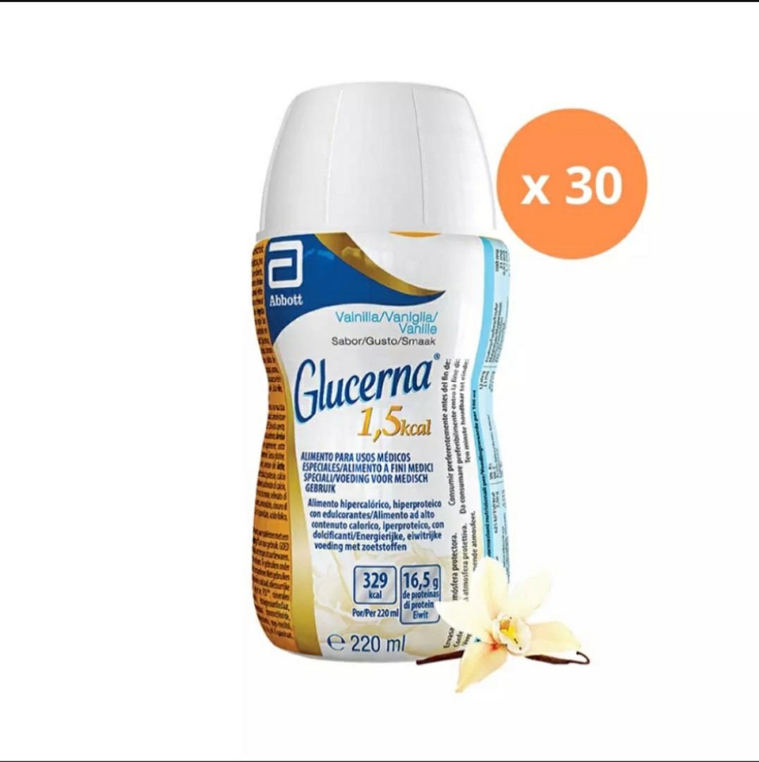 Glucerna (vanilla / strawberry) 220ml bottle $50 for a carton of 30 ...