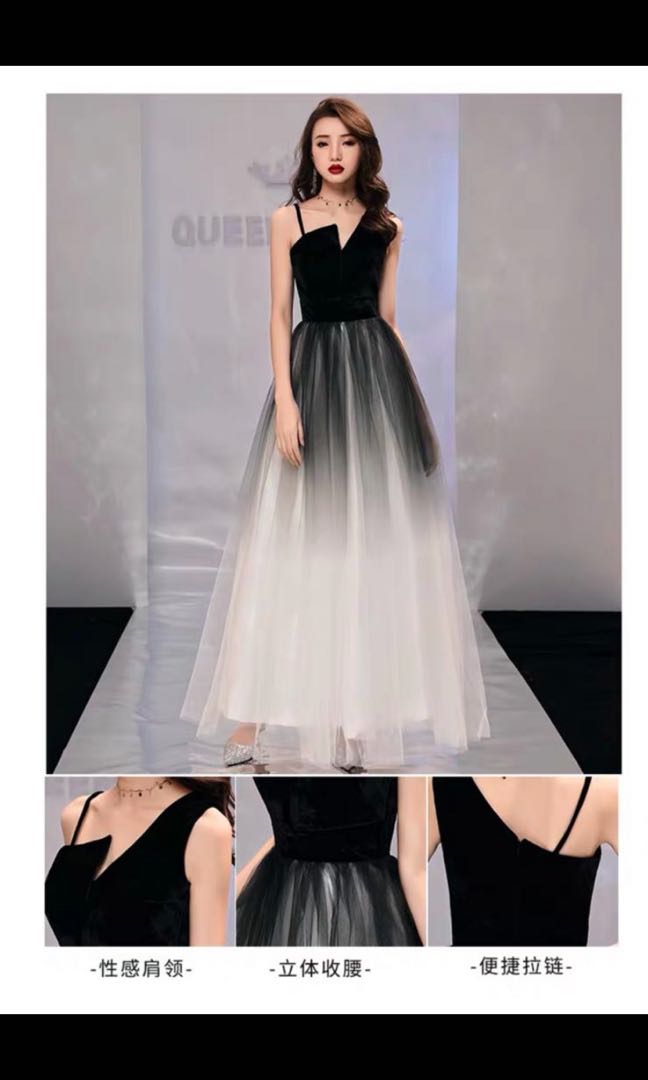 Gradient Evening Gown 100% Brand New, Women's Fashion, Dresses & Sets ...