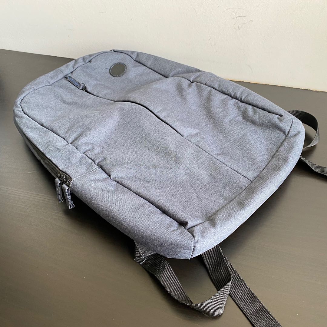 15” Grey HP laptop backpack, Computers & Tech, Parts & Accessories ...