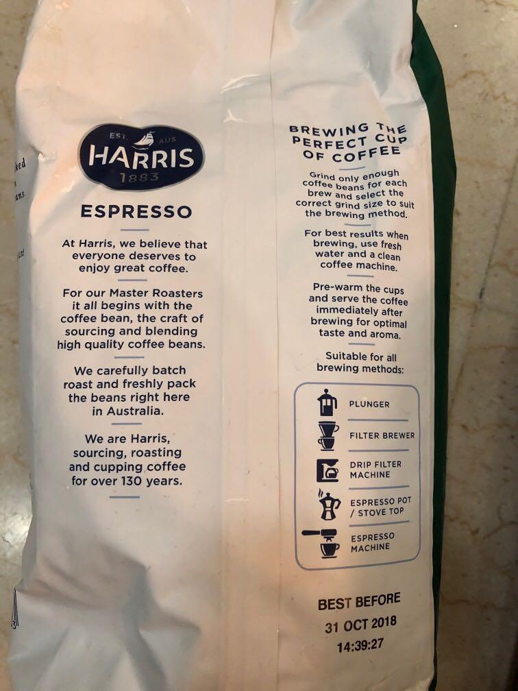 Harris Coffee beans expresso and signature blend, Food & Drinks, Other ...