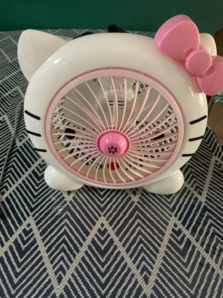 Hello Kitty Fan, Furniture & Home Living, Lighting & Fans, Fans on ...
