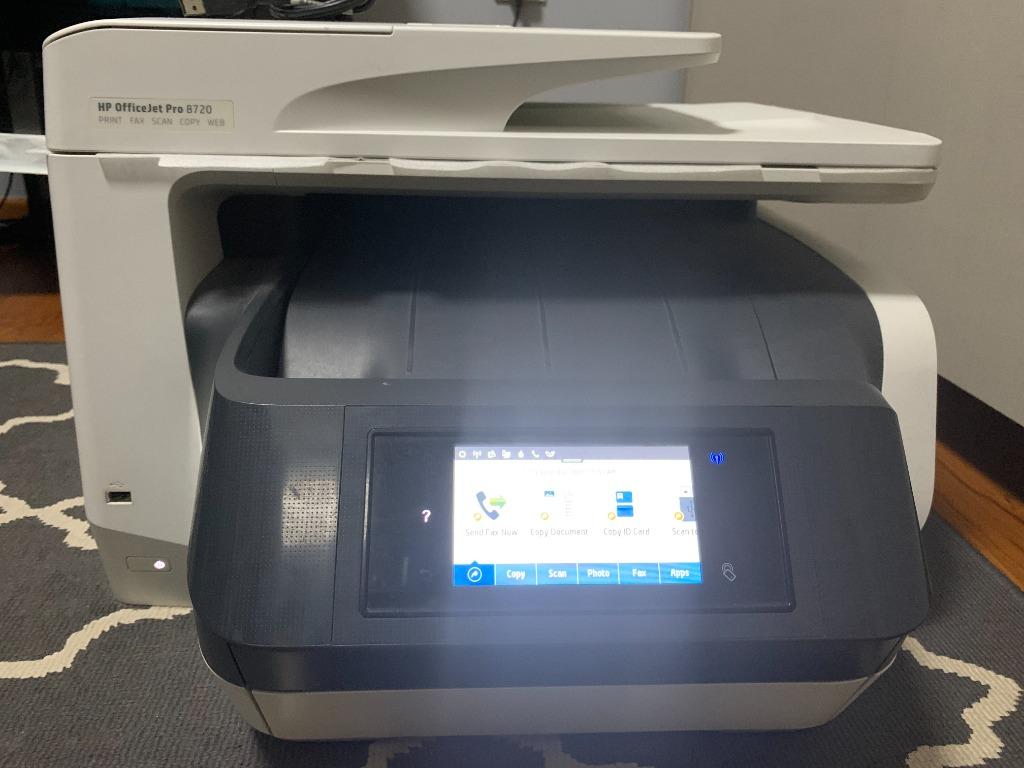 HP OfficeJet Pro 8720 All-in-One Printer Scan Copy web, Computers ...