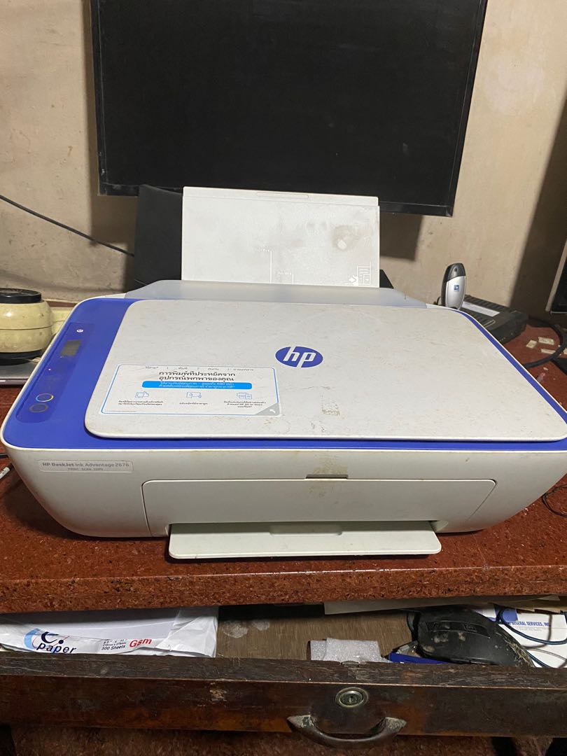 HP Printer DeskJet Ink Advantage 2676, Computers & Tech, Printers ...