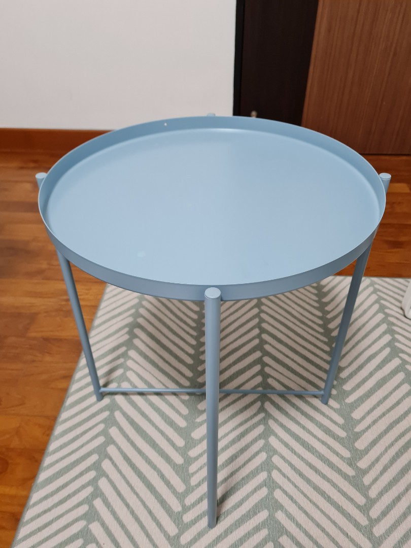 IKEA Tray table - Blue, Furniture & Home Living, Furniture, Other Home ...