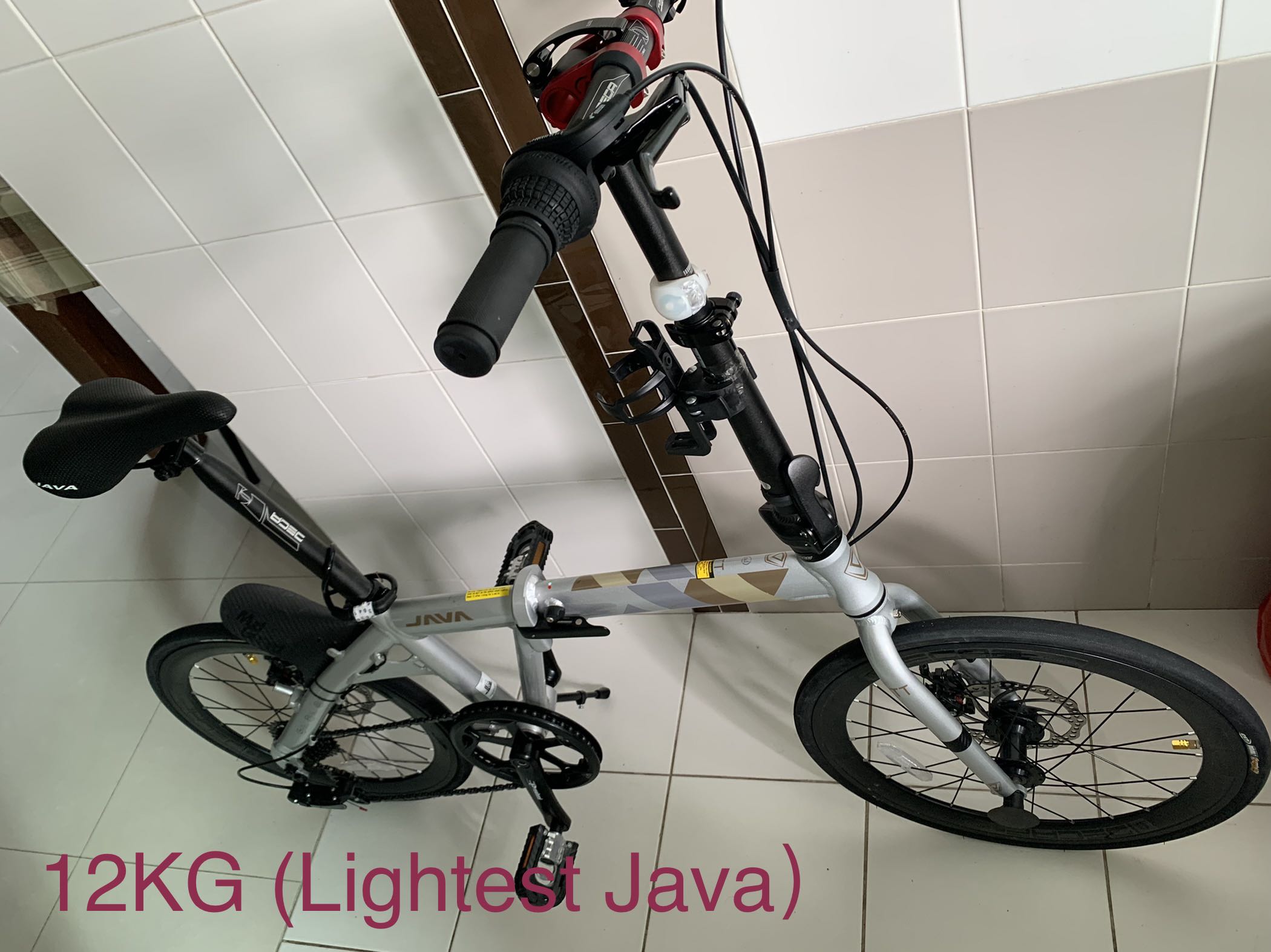 Java Folding Bike (Upgraded 451 Decaf sport rim), Sports Equipment ...