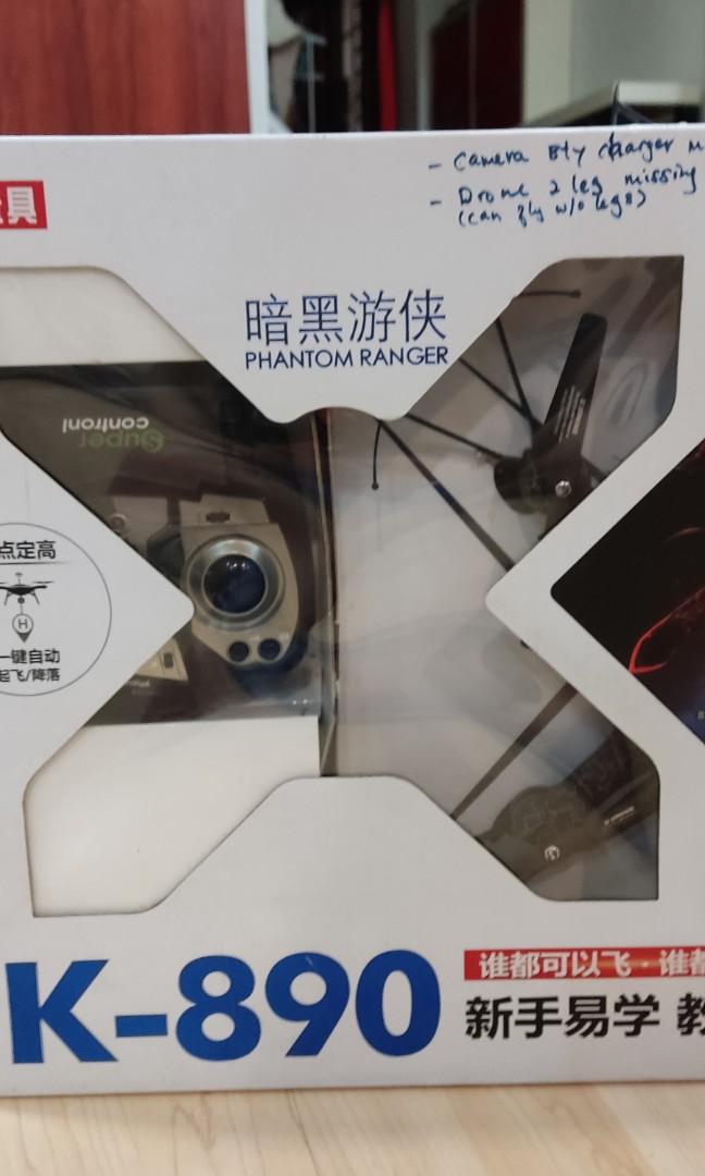 K-890 Drone "Phantom Ranger', Photography, Drones on Carousell