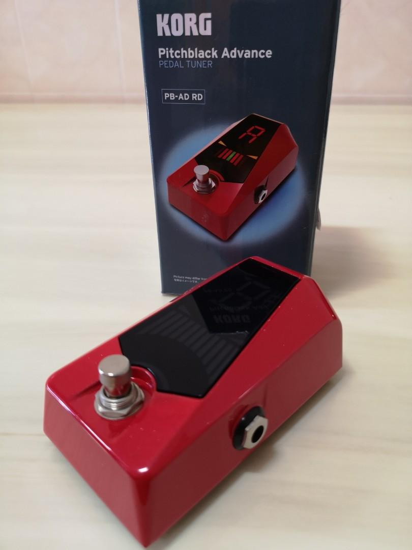 Korg Pitchblack Advance Sparkle Red Color Guitar Tuner, Hobbies & Toys ...