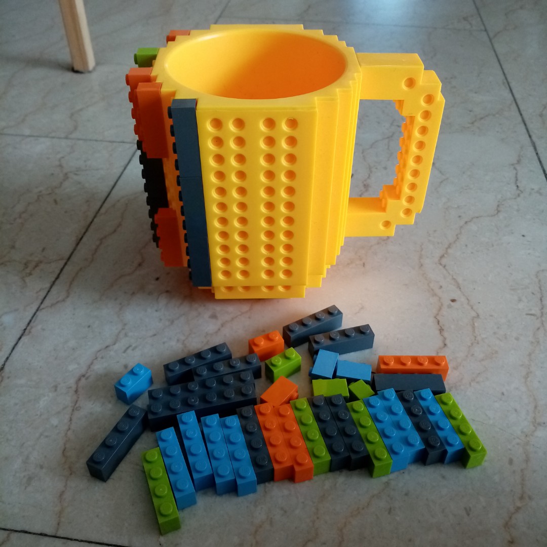 Lego Mug, Hobbies & Toys, Toys & Games on Carousell