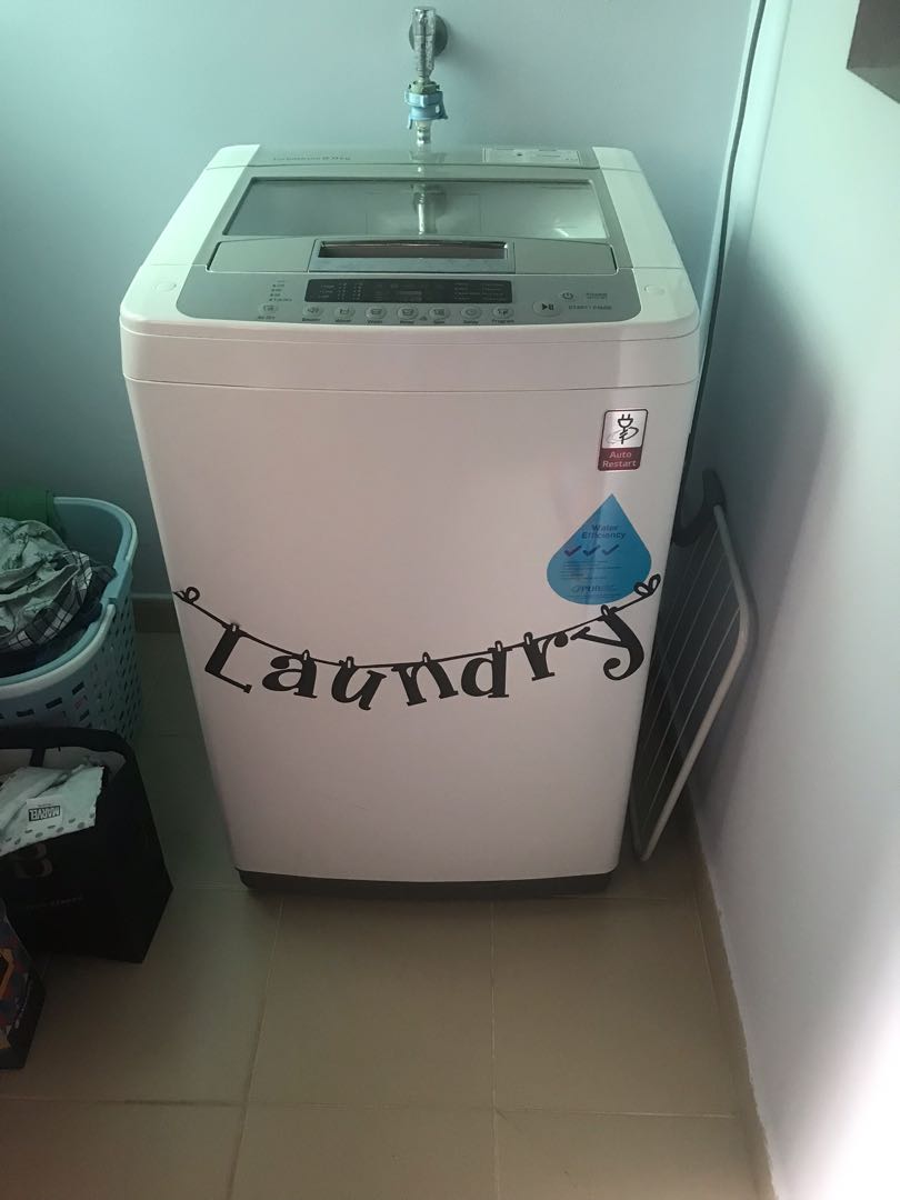 LG 8.0kg Top Load washing machine. 2yrs old, TV & Home Appliances ...