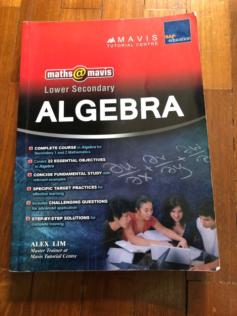 Lower secondary Algebra, Hobbies & Toys, Books & Magazines, Assessment ...