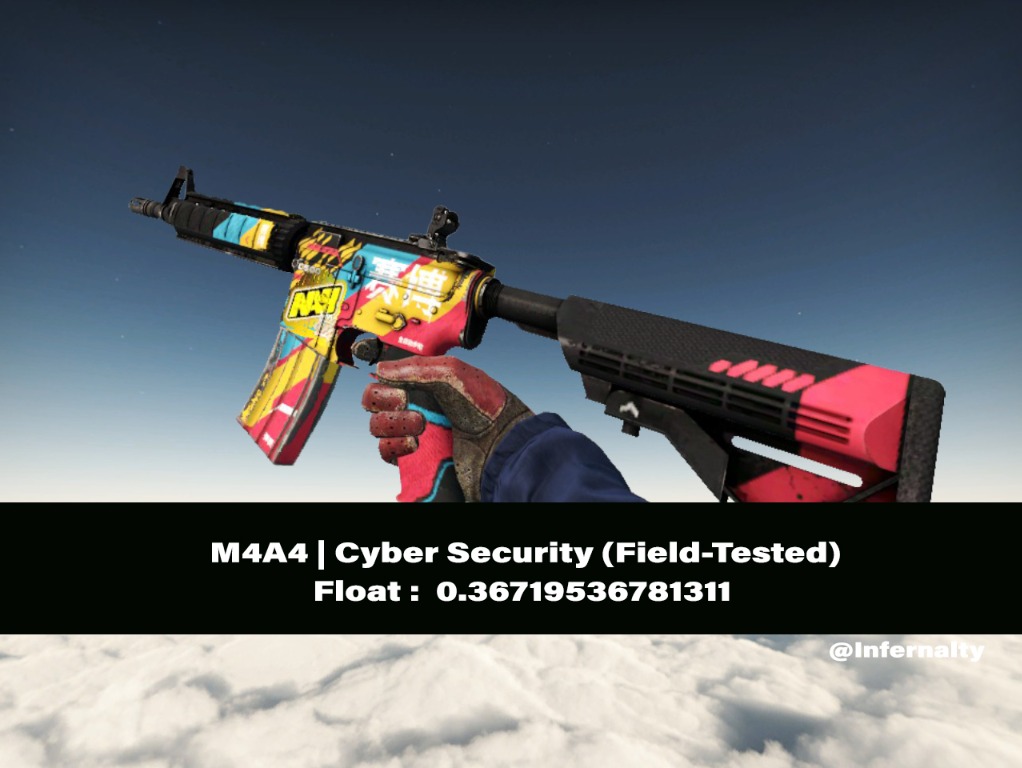 M4A4 Cyber Security FT CSGO SKINS KNIVES, Video Gaming, Gaming Accessories, In-Game Products on ...