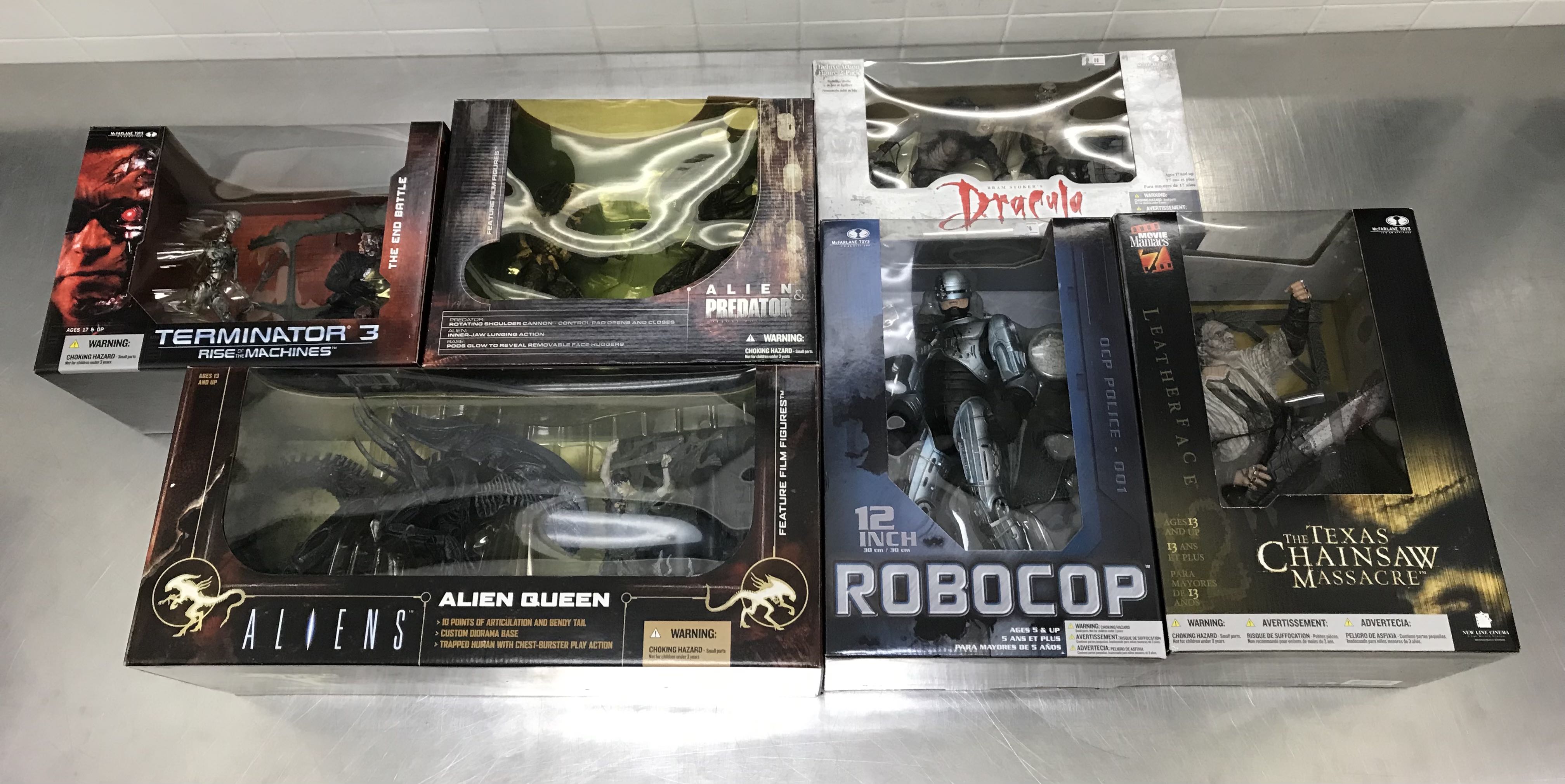 Macfarlane MM Movie Maniacs Complete Series 5,6,6 Special & 7 + 3X Collectors' Club Exclusive ...