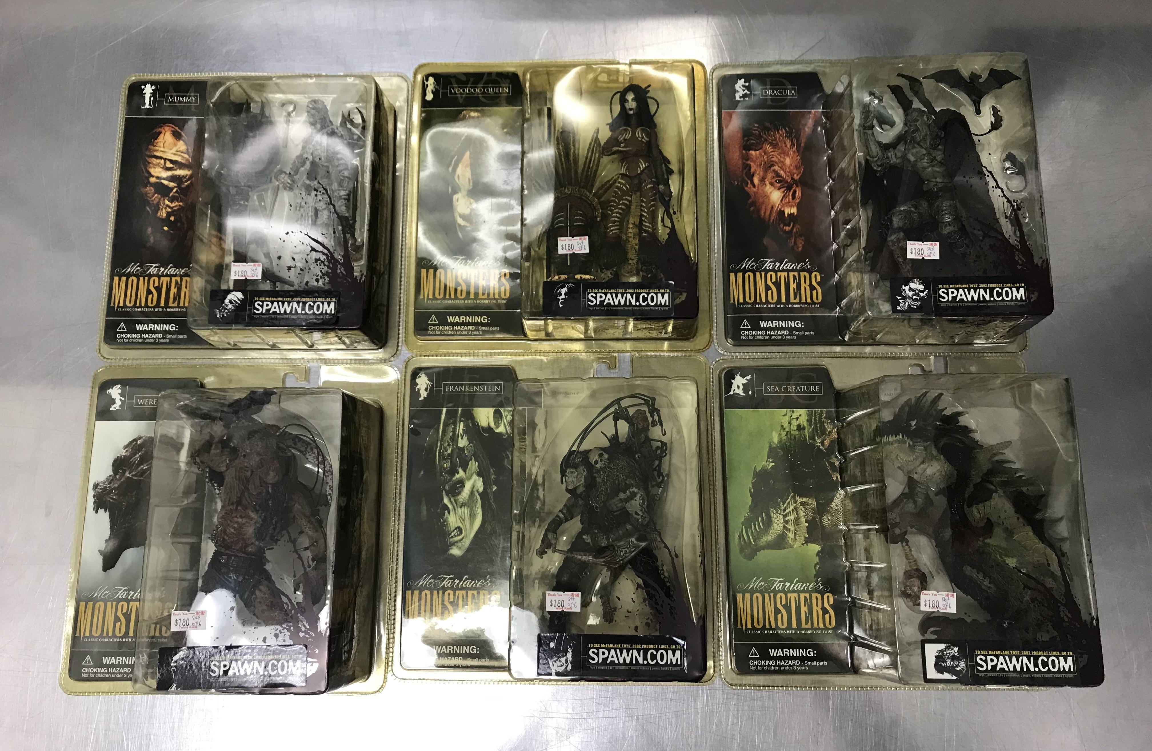 Macfarlane Monster Series 1-5 Complete + Collectors' Club Exclusive+ 2X ...