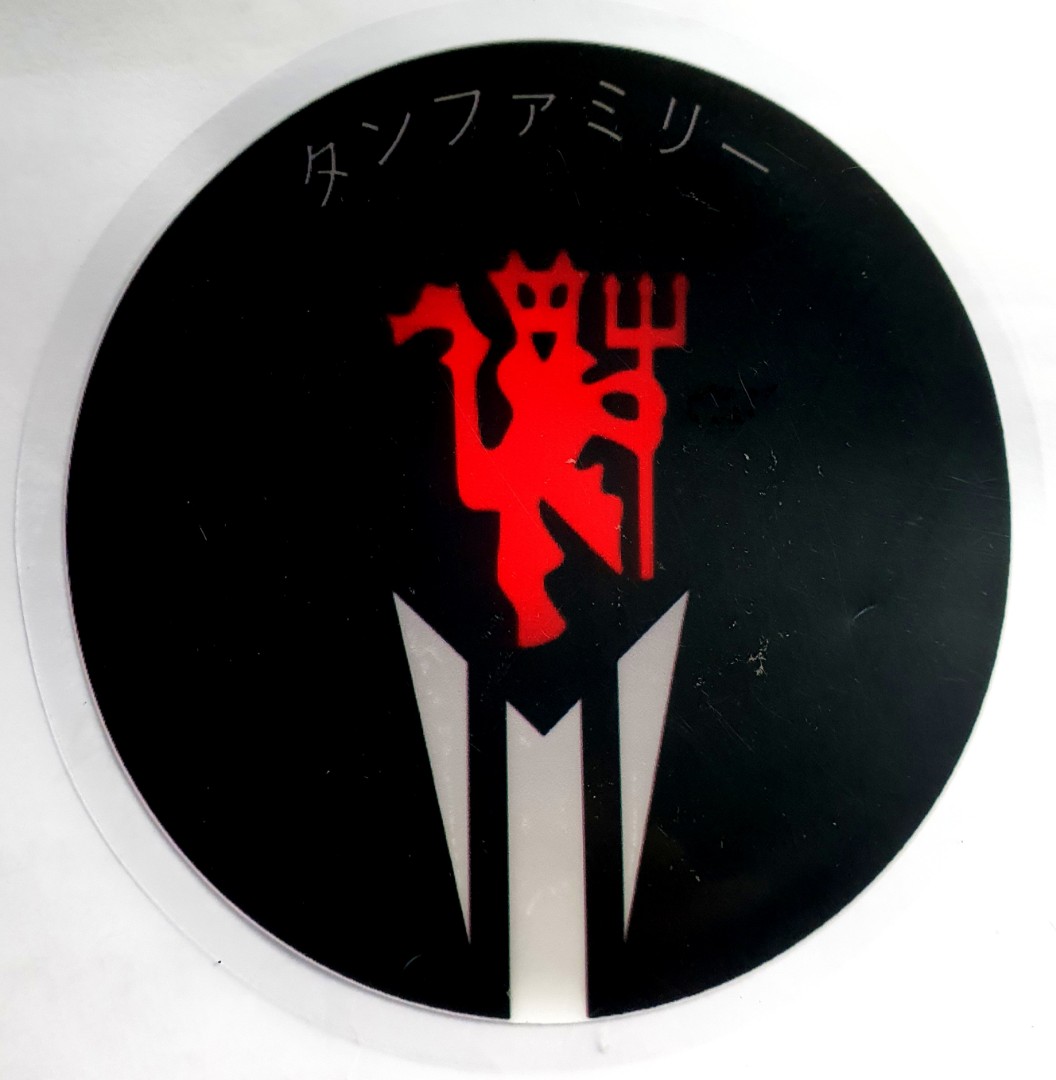 Manchester United Red Devil Car Decal Hobbies And Toys Stationery