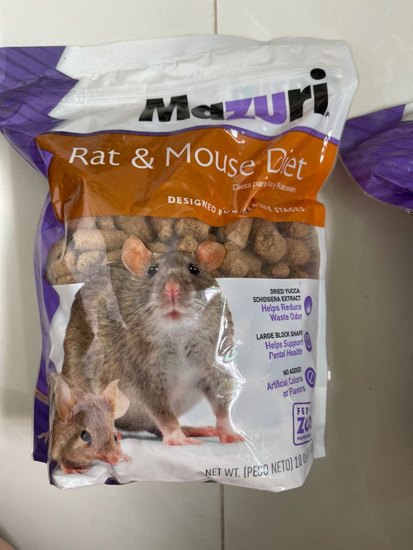 Mazuri Rat and Mouse Diet, Pet Supplies, Pet Food on Carousell