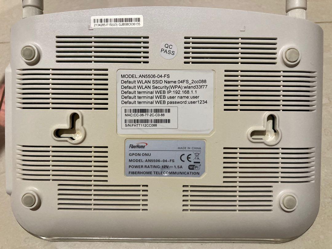 Modem Router Fiberhome AN5506 04 FS, Elektronik, Lainnya di Carousell