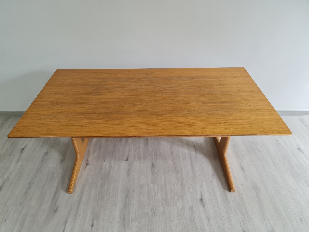 Muji dining living oak table, Furniture & Home Living, Furniture ...