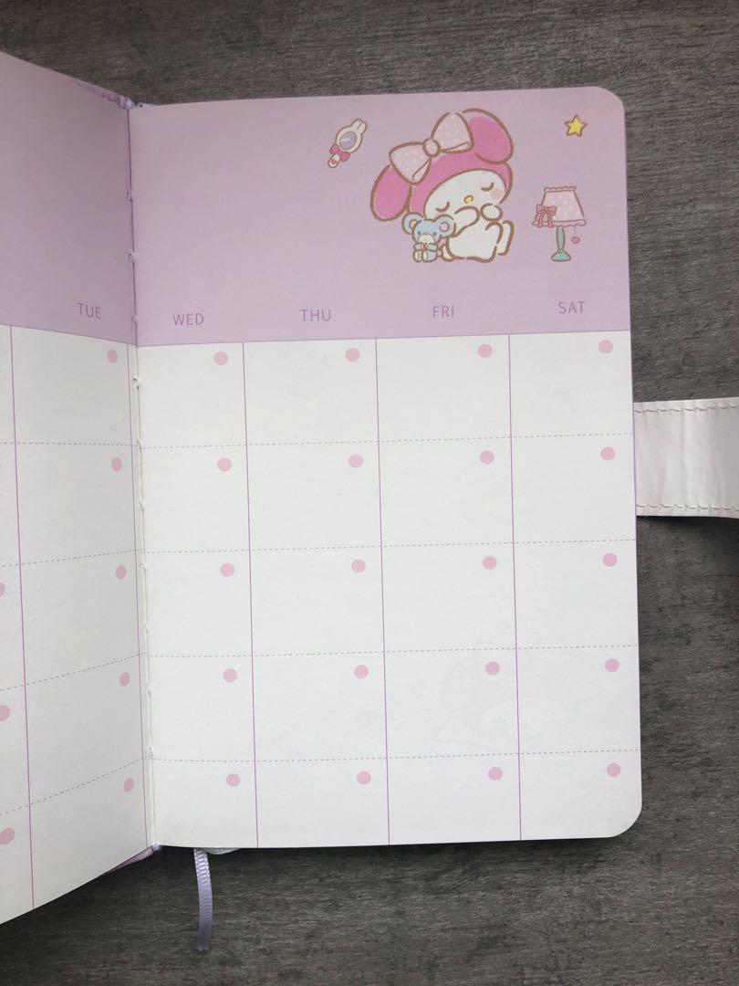 My Melody Notebook / Planner ( A5 ), Hobbies & Toys, Stationery & Craft ...