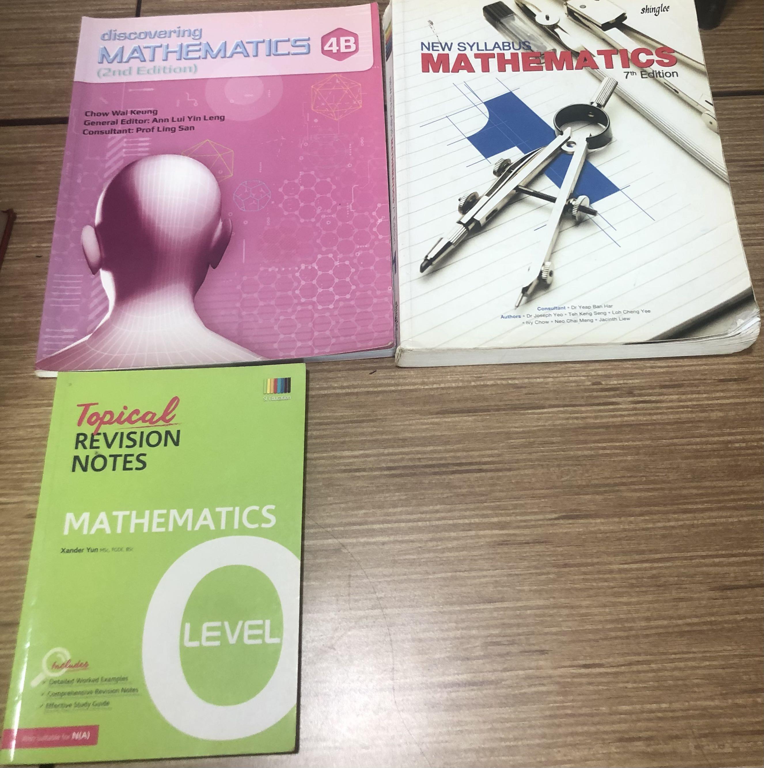 Math TYS, New Syllabus Mathematics 7th edition by Shinglee, Discovering ...