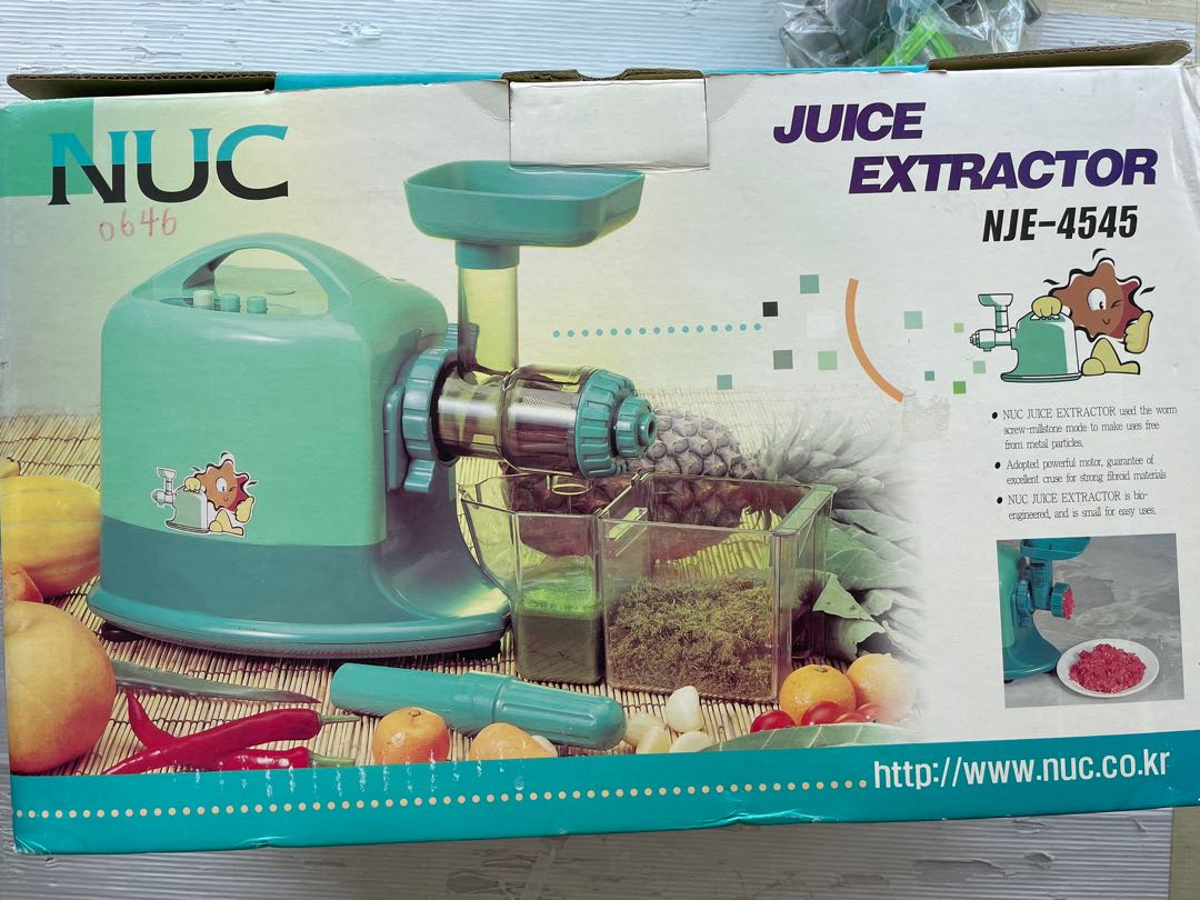 NUC NJE-4545 Juicer, TV & Home Appliances, Kitchen Appliances, Juicers ...