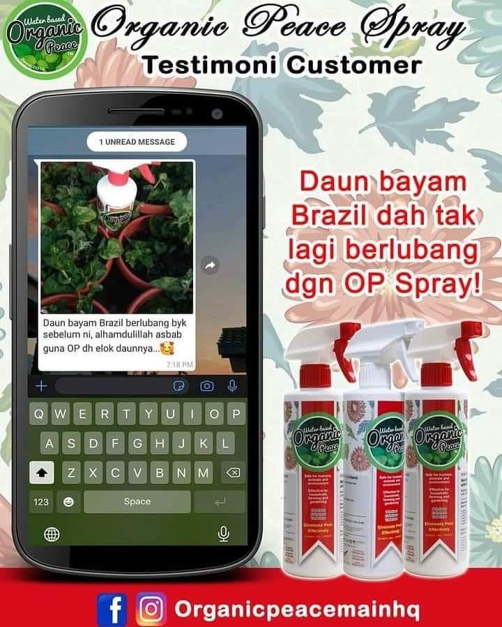 ORGANIC PEACE SPRAY / ORGANIC PESTICIDE / WATER BASED PESTICIDE ...