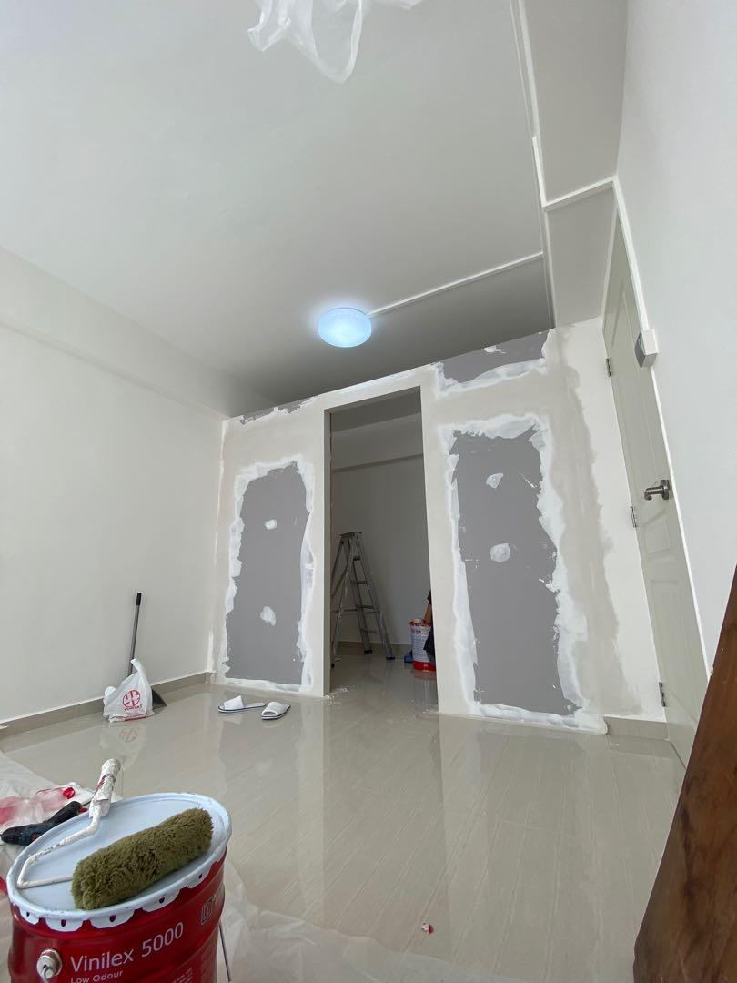 Partition wall+Reno, Home Services, Renovations on Carousell