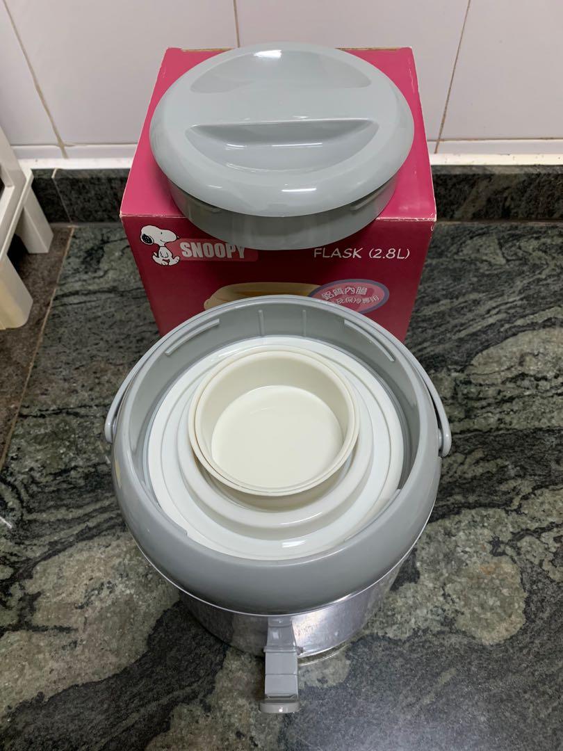 PEANUTS © Snoopy 2.8L Thermo Flask (hot / cold water or drinks), Brand ...