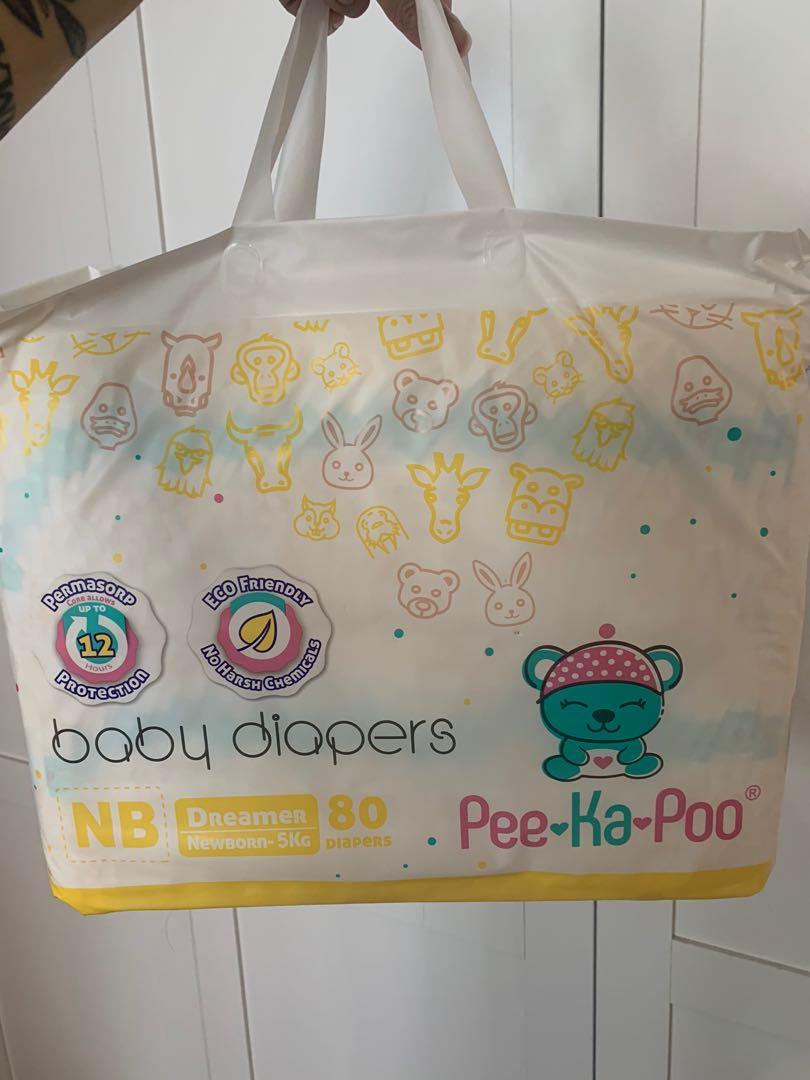 Peekapoo Diapers - NB, Babies & Kids, Bathing & Changing, Diapers ...