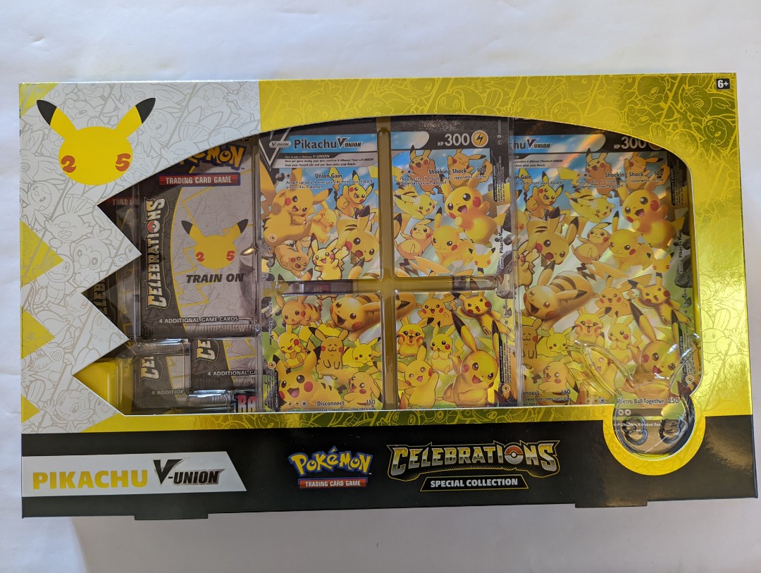 Pikachu V-Union Box, Hobbies & Toys, Toys & Games on Carousell