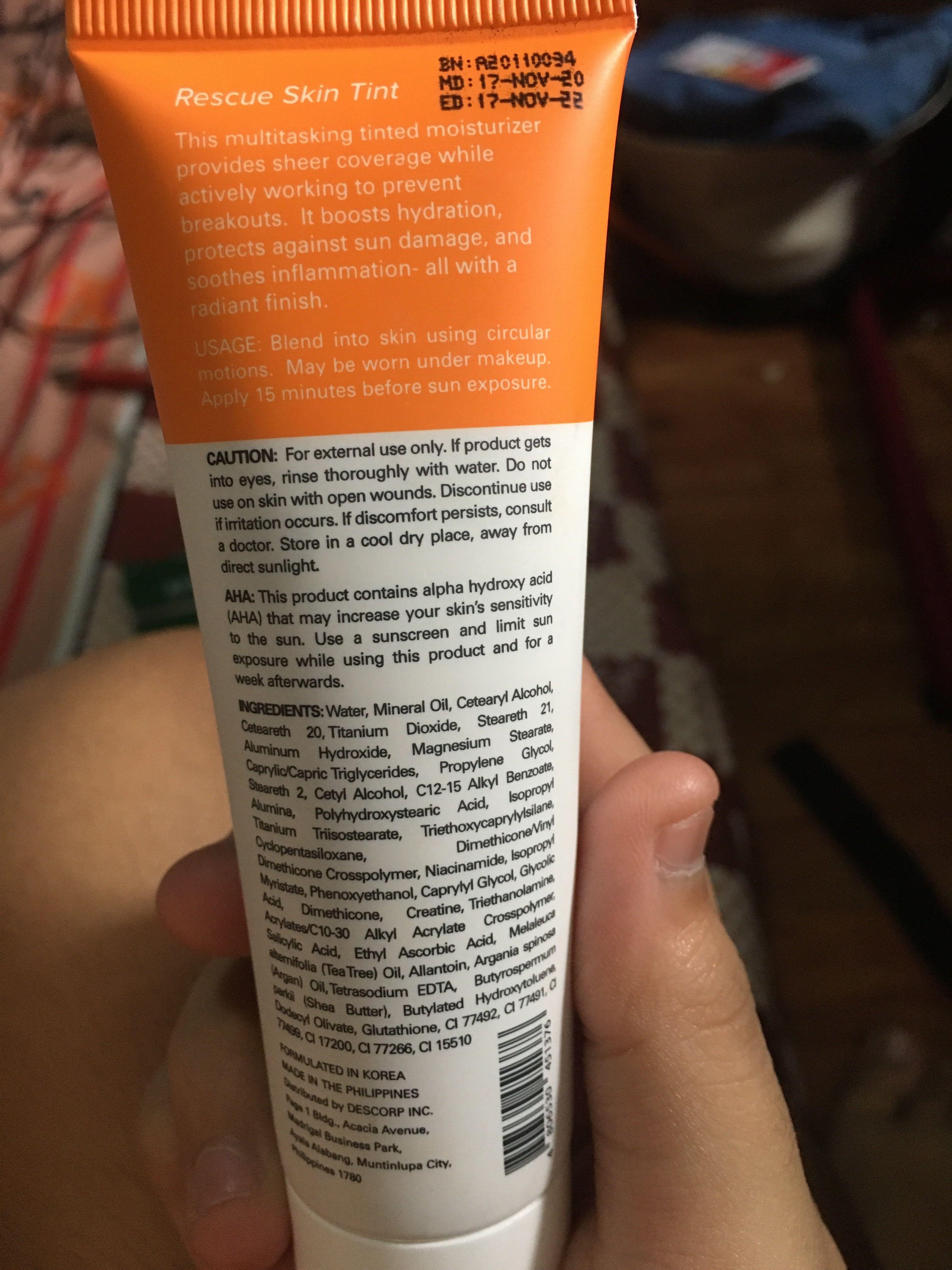 Pimple eraser (rescue skin tint), Beauty & Personal Care, Face, Face ...