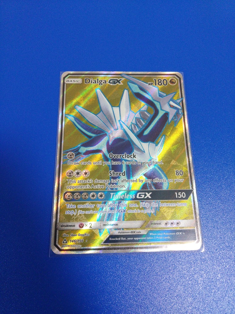 Pokemon TCG Dialga GX Full Art Ultra Rare - SM5 Ultra Prism, Hobbies & Toys, Toys & Games on ...