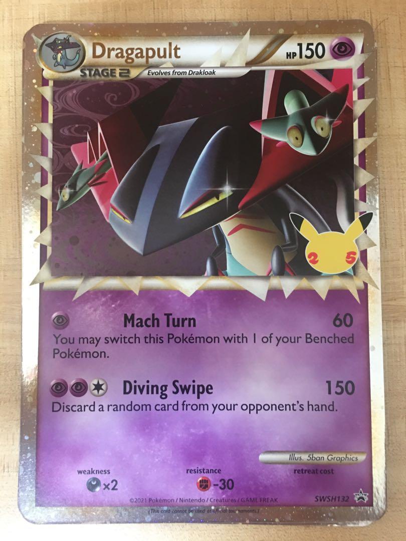 Pokémon Dragapult Prime Jumbo Pokemon Card TCG, Hobbies & Toys ...