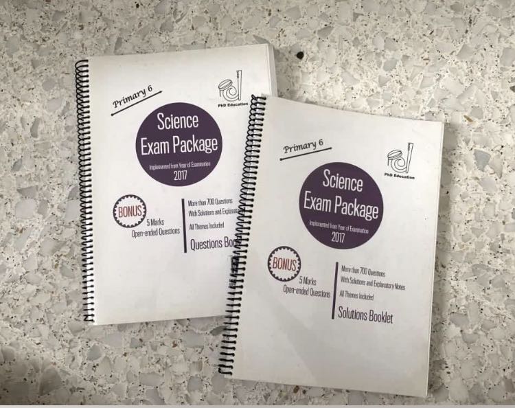 Primary 6 Science exam package from 2017 Question and Answer, Hobbies ...