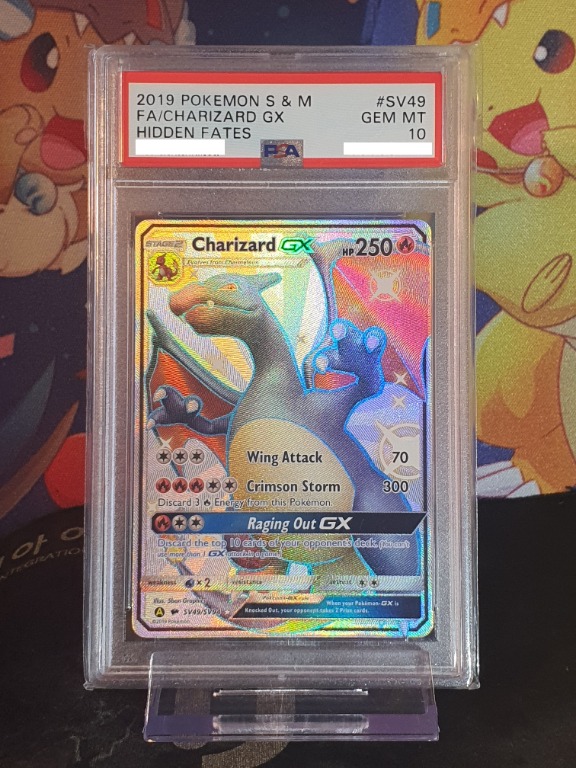 PSA 10 Charizard GX - SV49/SV94 - Shiny Ultra Rare Hidden Fates ...