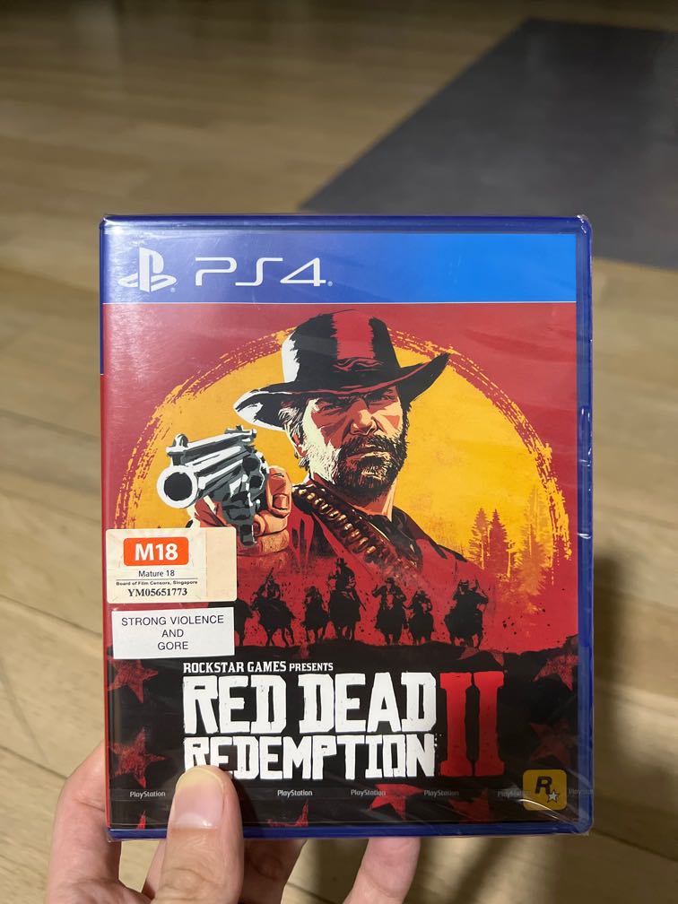 Red Dead Redemption II PS4 Disc, Video Gaming, Video Games, PlayStation ...