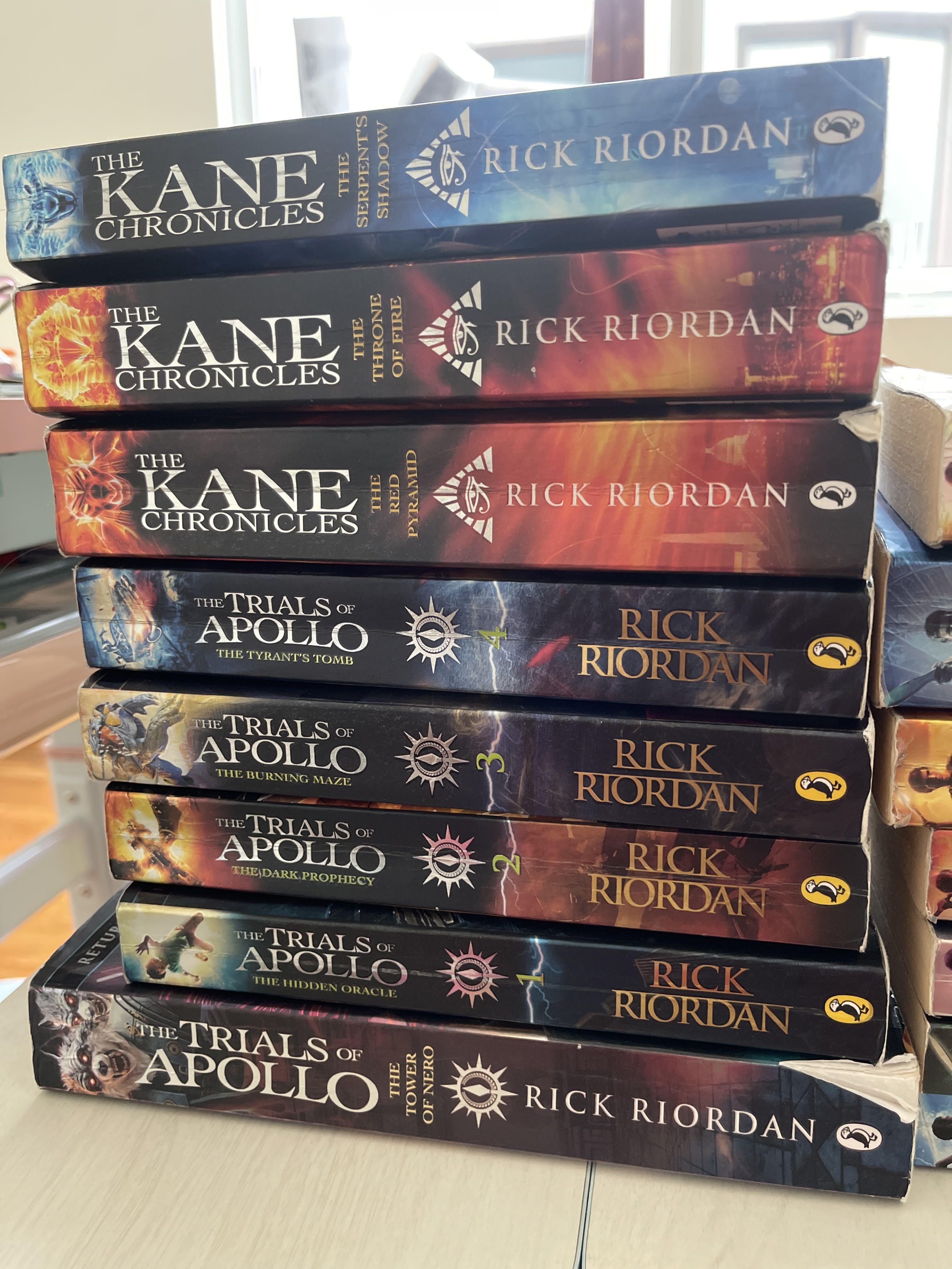 RICK Riordan Books, Hobbies & Toys, Books & Magazines, Children's Books ...