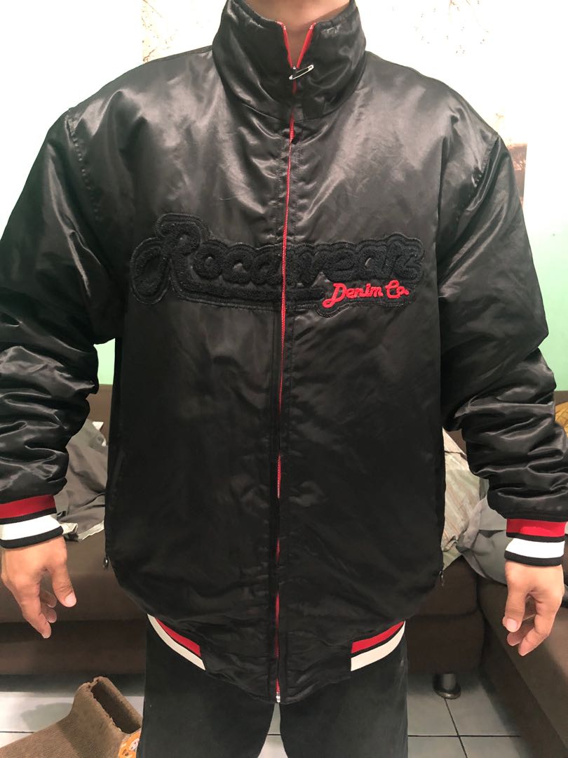 RocaWear Varsity Jacket Waterproof Nylon, Men's Fashion, Activewear on ...