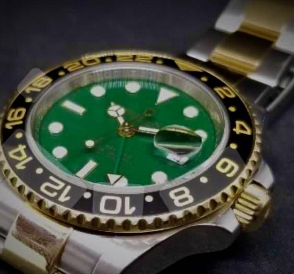 Rolex Gmt green jade dial 116713LN, Luxury, Watches on Carousell