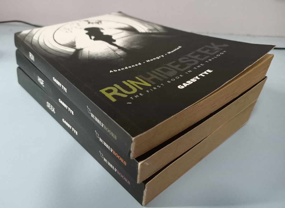 RUN HIDE SEEK Series [signed] - Gabby Tye, Hobbies & Toys, Books ...