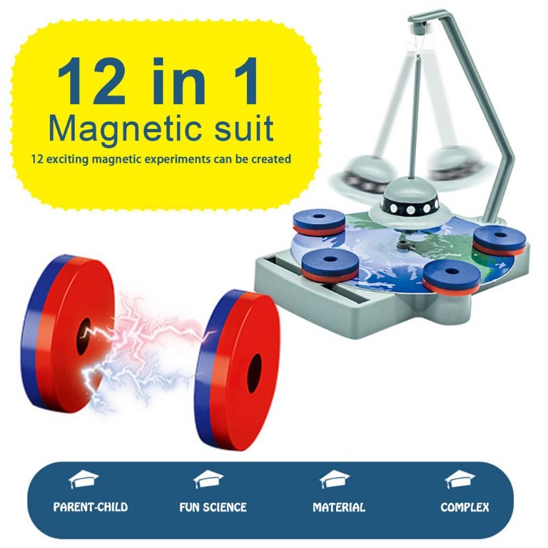 [SG Ready Stock] 12 in 1 STEM DIY Magnetic Science kit for Kids ...