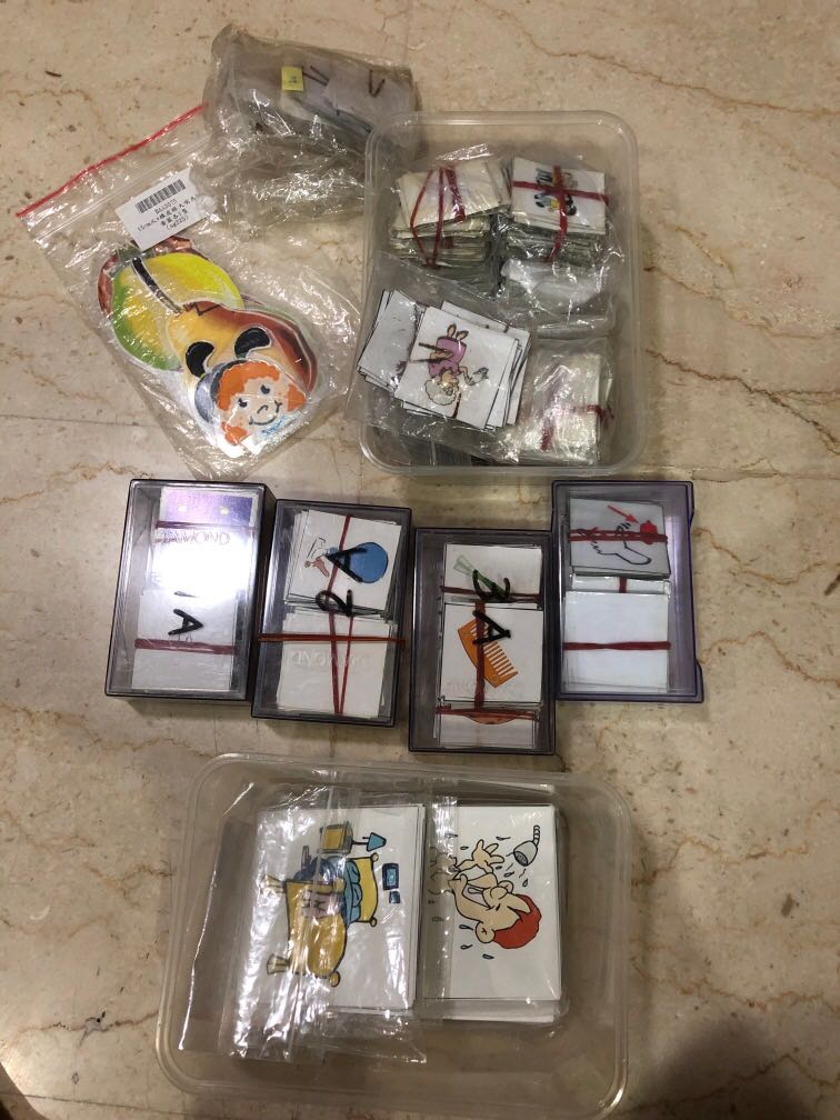 Shichida linking memory cut out cards, Hobbies & Toys, Toys & Games on ...