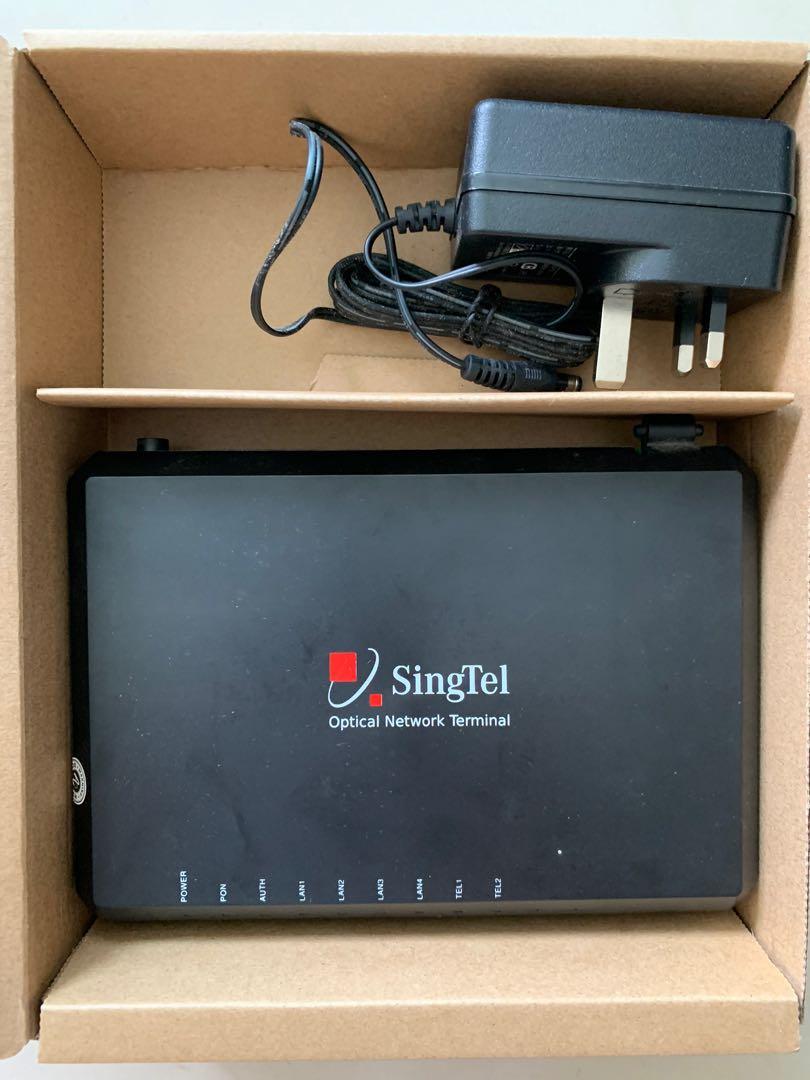 Singtel WiFi Gigabit Router Aztech Dual Band Gigabit Wireless Optical ...