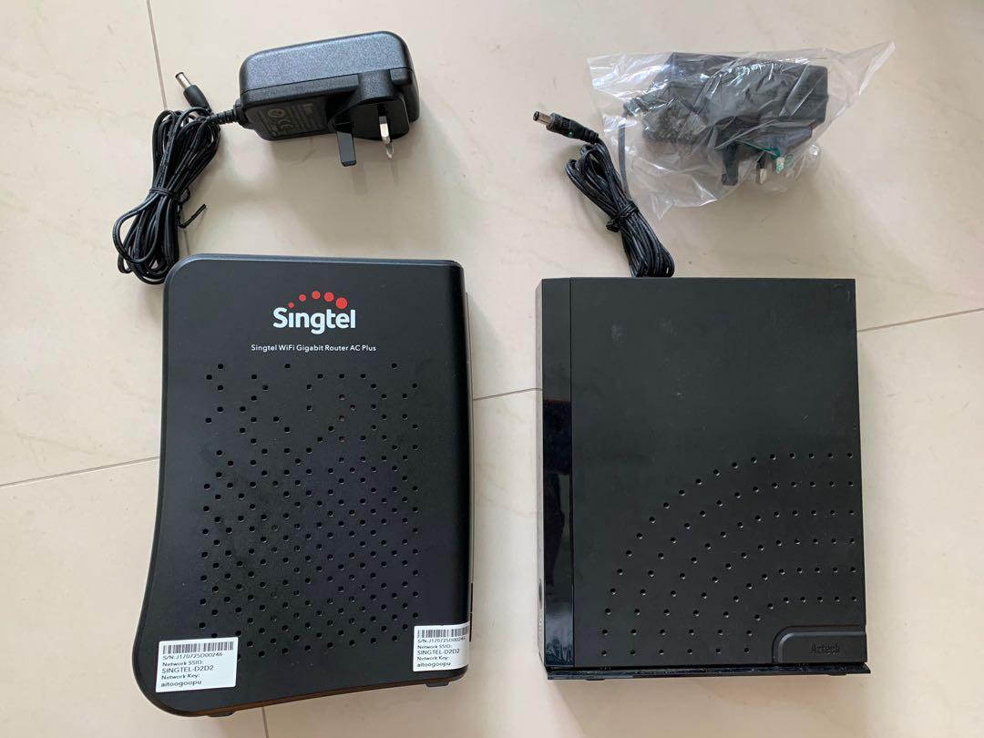Singtel WiFi Gigabit Router Aztech Dual Band Gigabit Wireless Optical ...