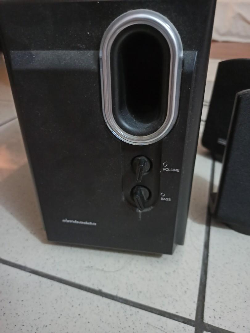 Speaker simbadda bass hitam Preloved audio, Elektronik, Audio di Carousell