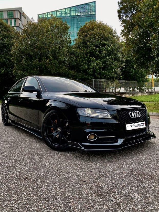 Modded Audi A4 1.8A S Line Car Rental, Cars, Car Rental on Carousell