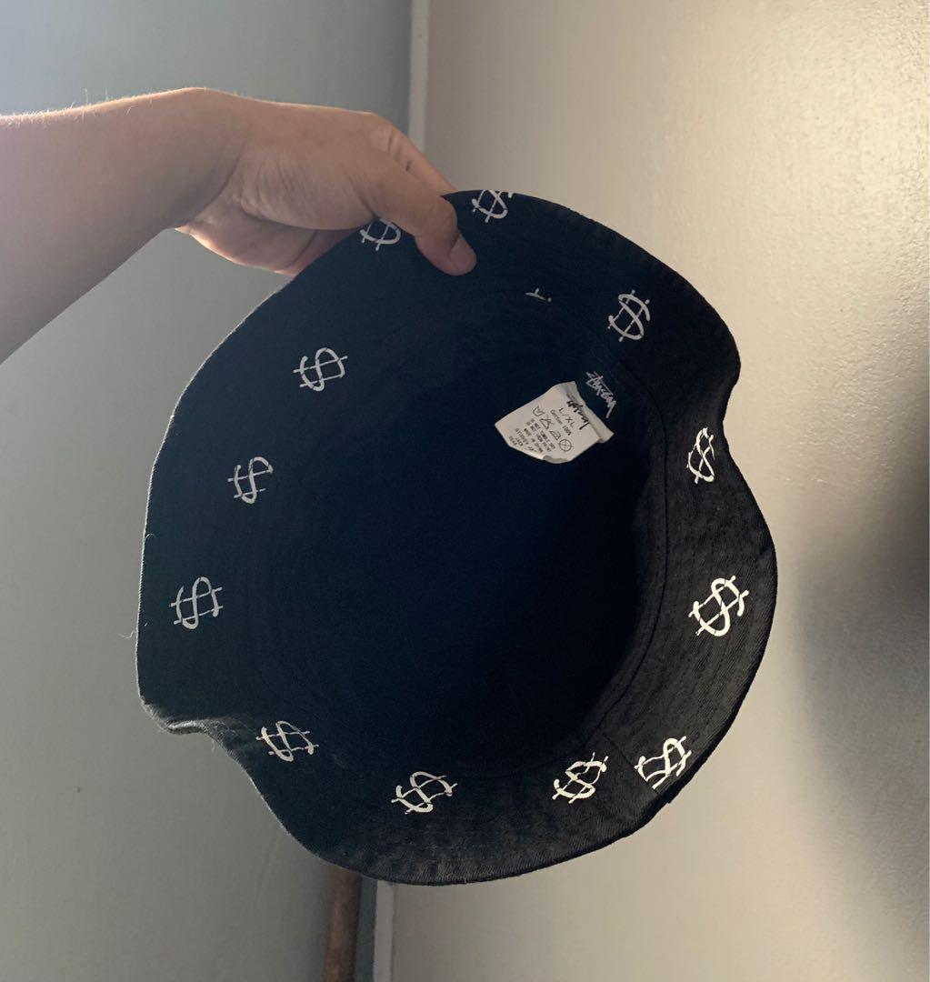 Stussy Bucket Hat - Dollar Sign, Men's Fashion, Watches & Accessories ...